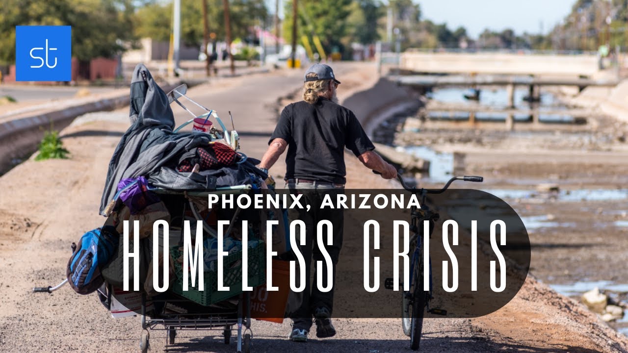Phoenix Arizona homelessness crisis finally receiving attention - YouTube