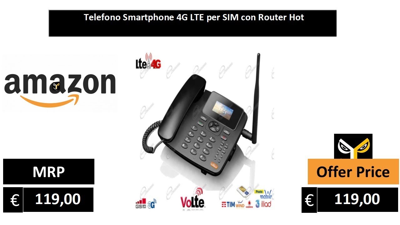 Telefono Smartphone 4G LTE per SIM con Router Hot - YouTube