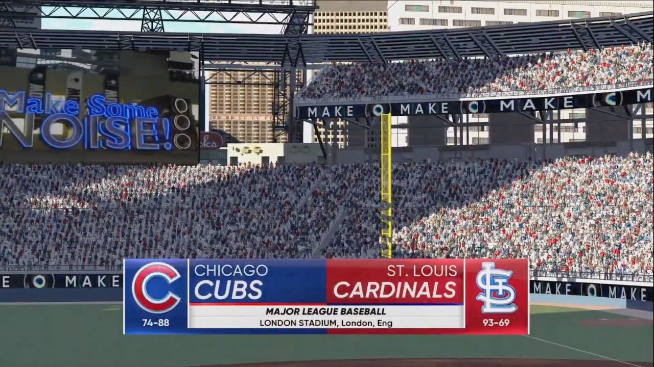 MLB The Show 23 | Chicago Cubs v. St. Louis Cardinals | MLB London ...