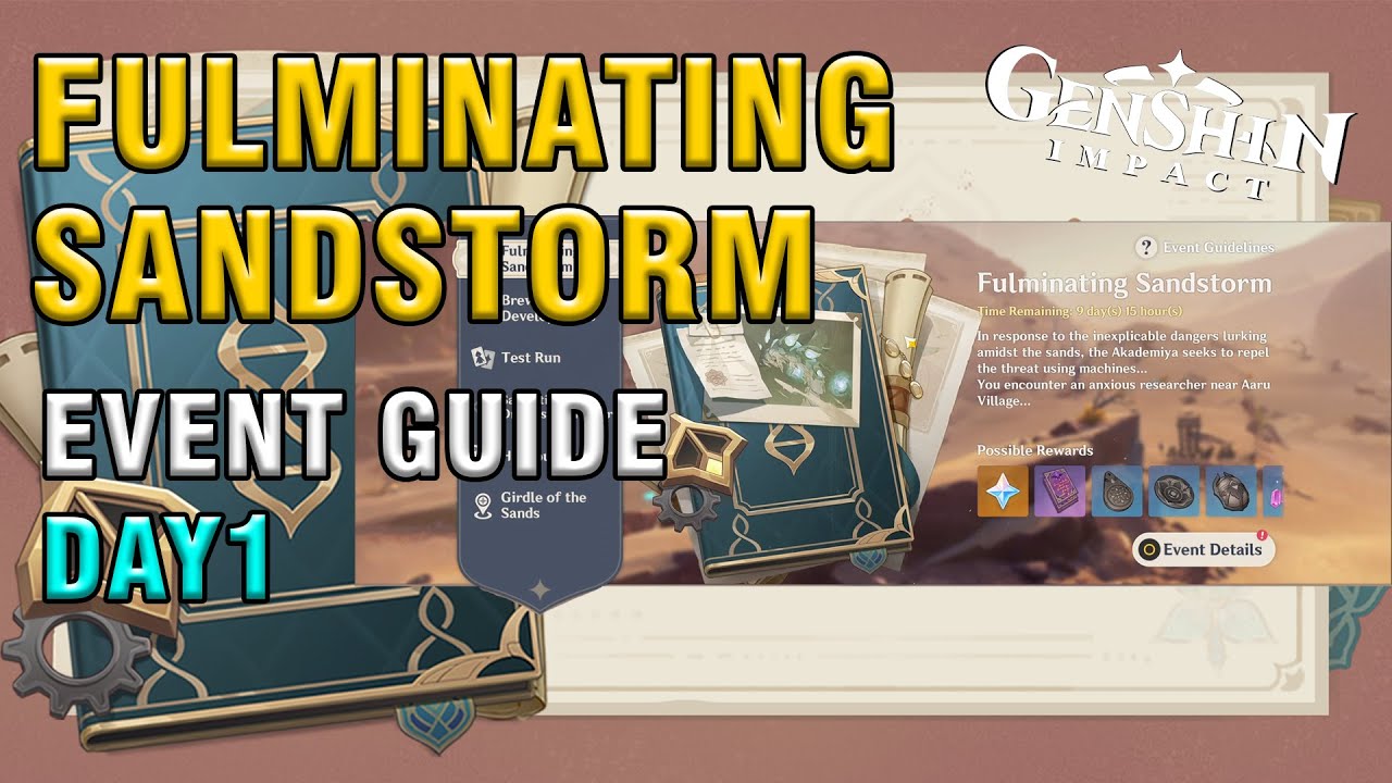 Fulminating Sandstorm New Event Gameplay Guide Day 1 | 3.6 - YouTube