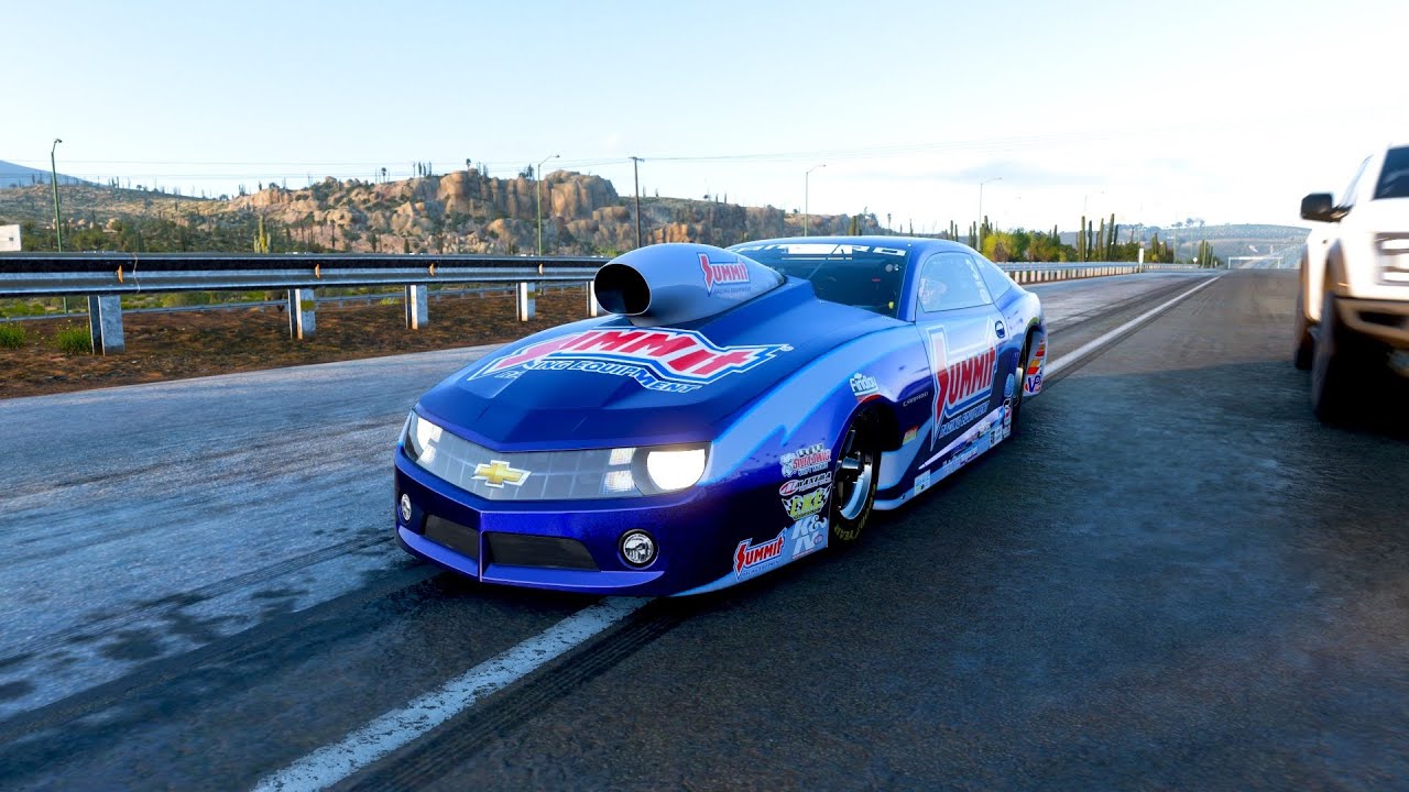 Chevrolet Summit Racing Pro Stock Camaro - review and drive 4k - YouTube