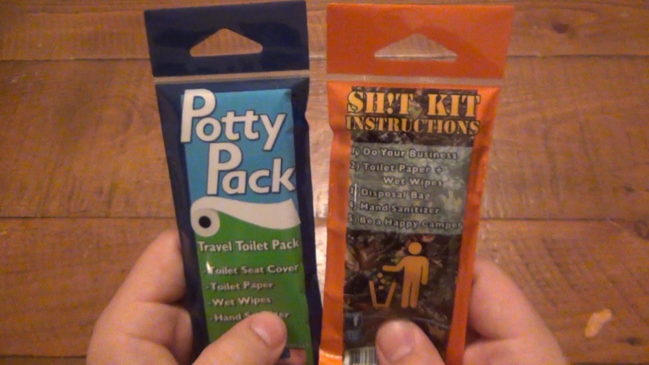 Potty Packs & Sh!t Kits...We All Do It, This Can Help :) - YouTube