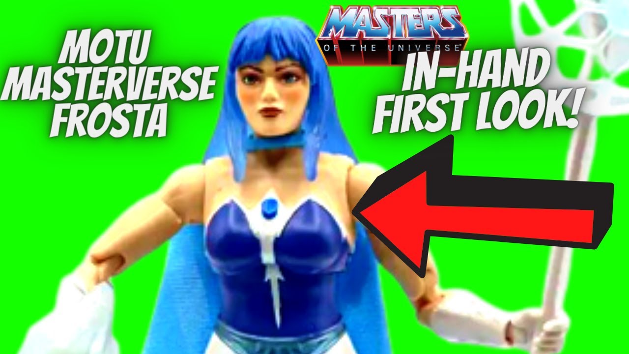 Masters Of The Universe Masterverse Frosta Figure In-Hand First Look ...