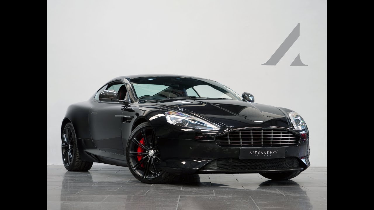Aston Martin DB9 Carbon Black 6.0 V12 - Walkaround - YouTube