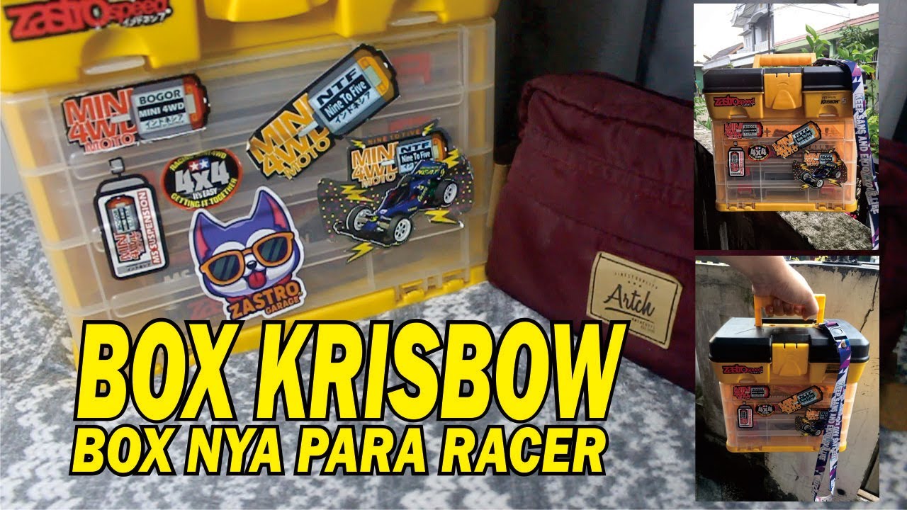 ISI BOX TAMIYA KRISBOW SEJUTA UMAT - BOX KRISBOW MURAH - YouTube