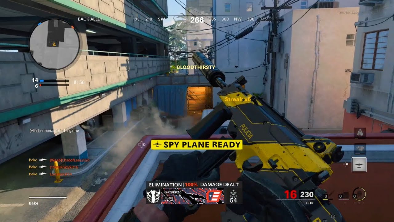 53 Gun streak on "MIAMI STRIKE" - Black Ops Cold War - YouTube