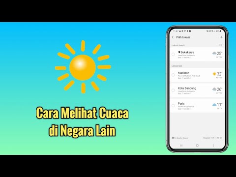Cara Melihat Cuaca di Negara Lain - YouTube