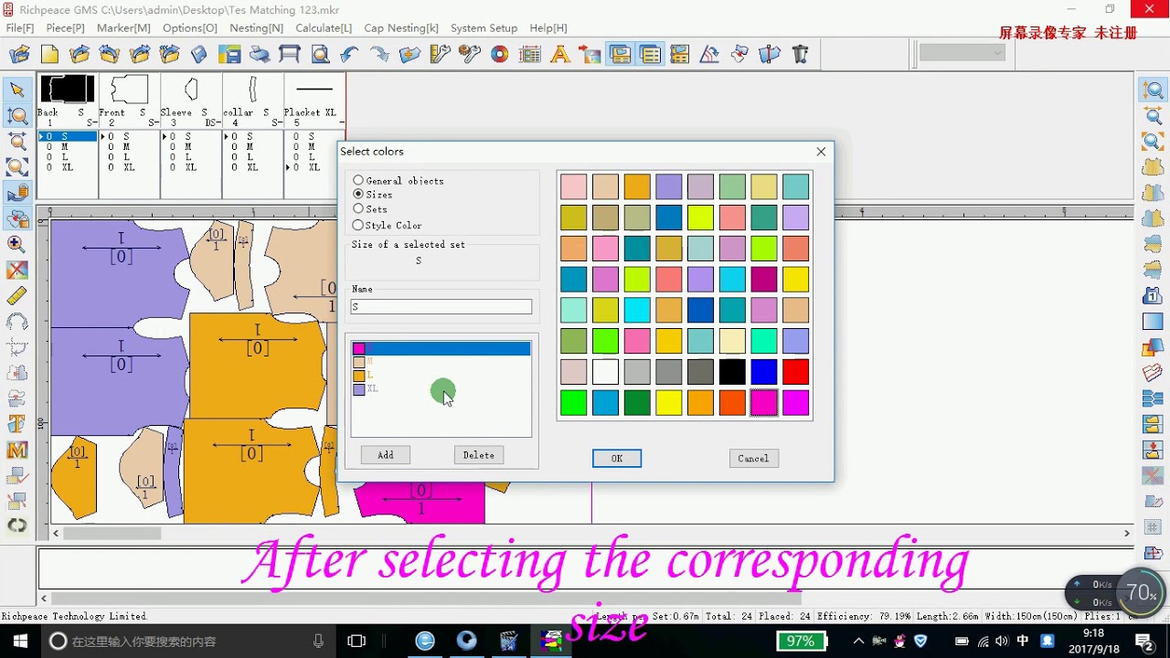 Richpeace CAD Tip of the day --Set the color of the each pattern - YouTube