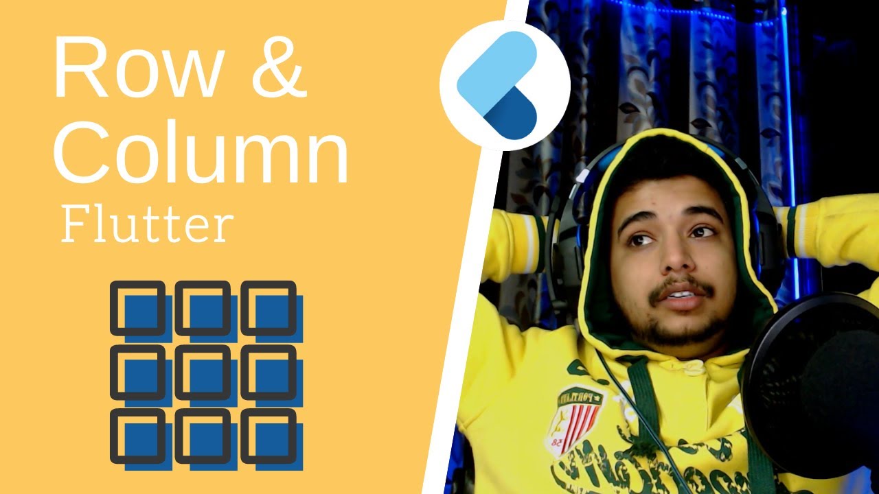 Row And Column Flutter Tutorial In Hindi Flutter Widget Youtube