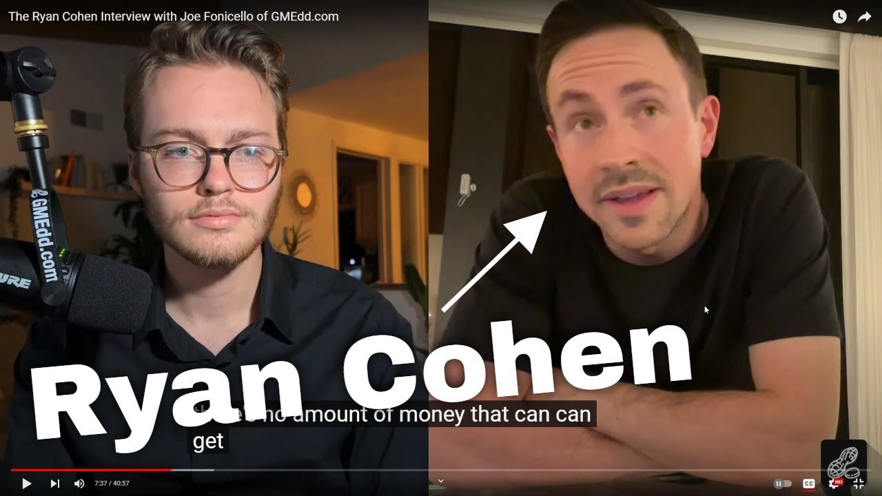 Ryan Cohen Interview. Discussion and Reaction - YouTube