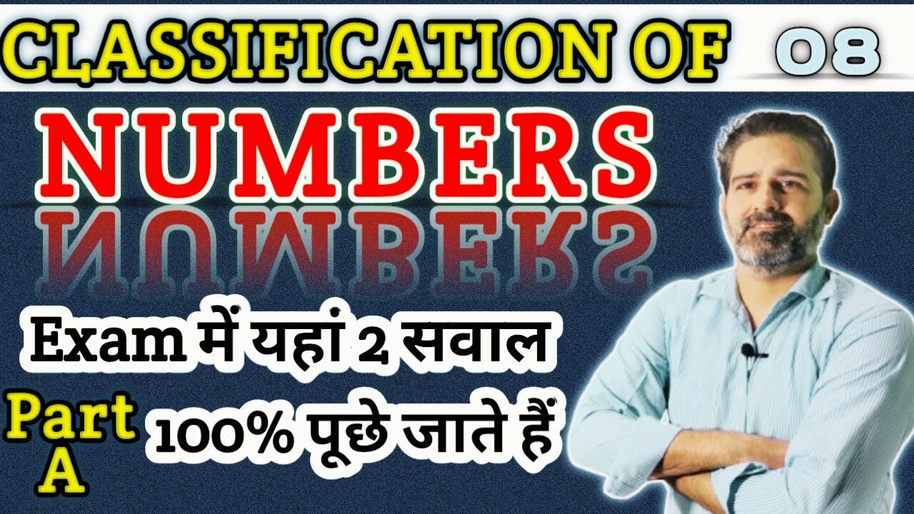 CLASSIFICATION OF NUMBERS-PART A II CLASSIFICATION OF NUMBERS CHART ...