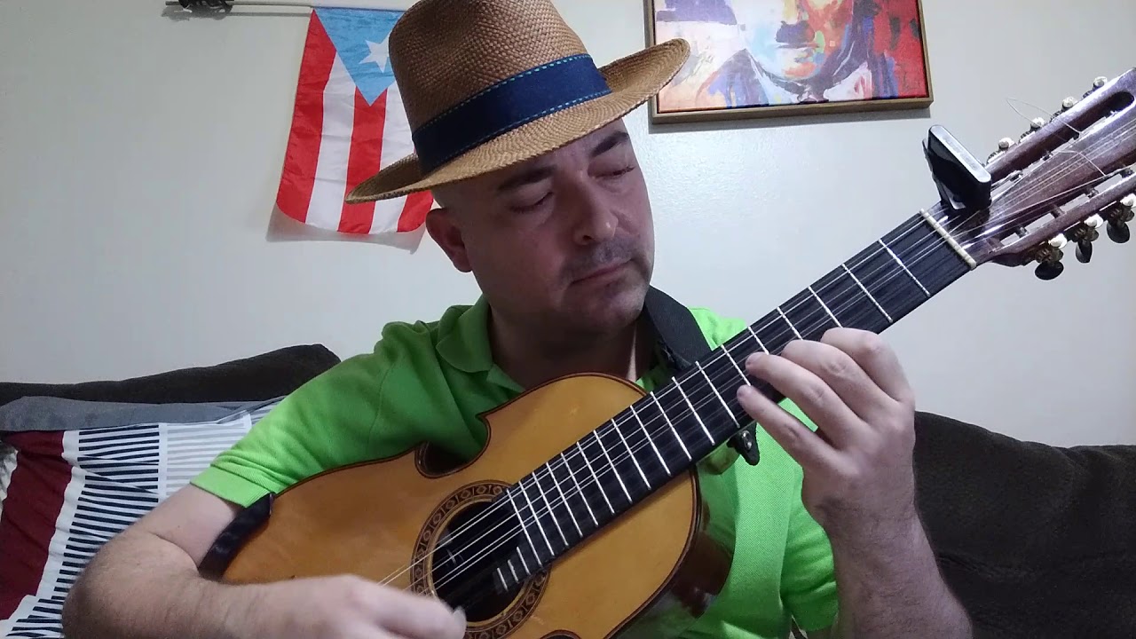 Cuatro puertorriqueño, Mazurca Priscila de Modesto Nieves - YouTube