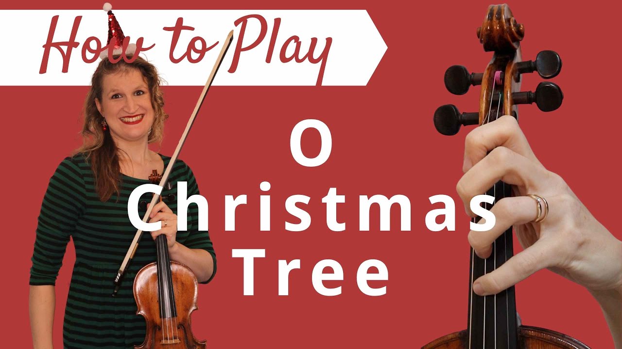 O Christmas Tree | Easy Beginner Violin Tutorial - YouTube