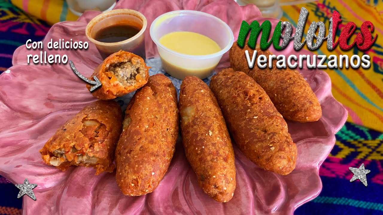 🇲🇽 MOLOTES Veracruzanos rellenos de PAPA con CARNE MOLIDA - Recetas ...