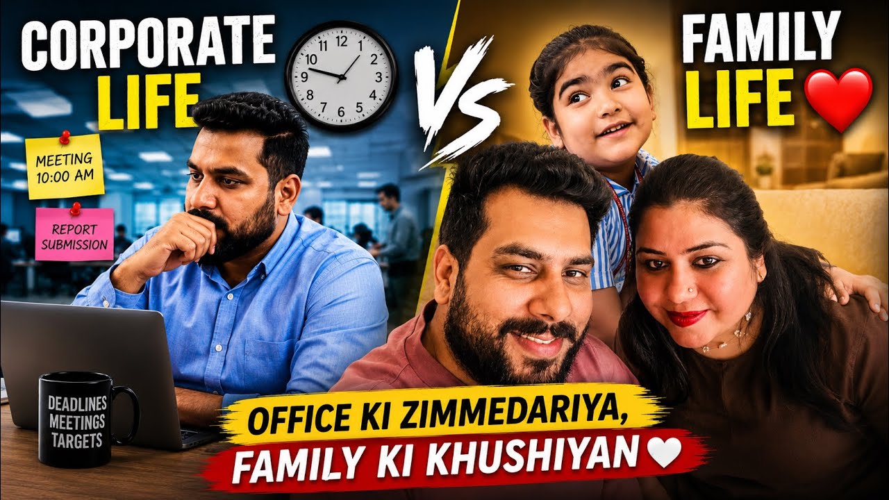 Corporate Family Man Daily Routine | Real Life Vlog India - YouTube