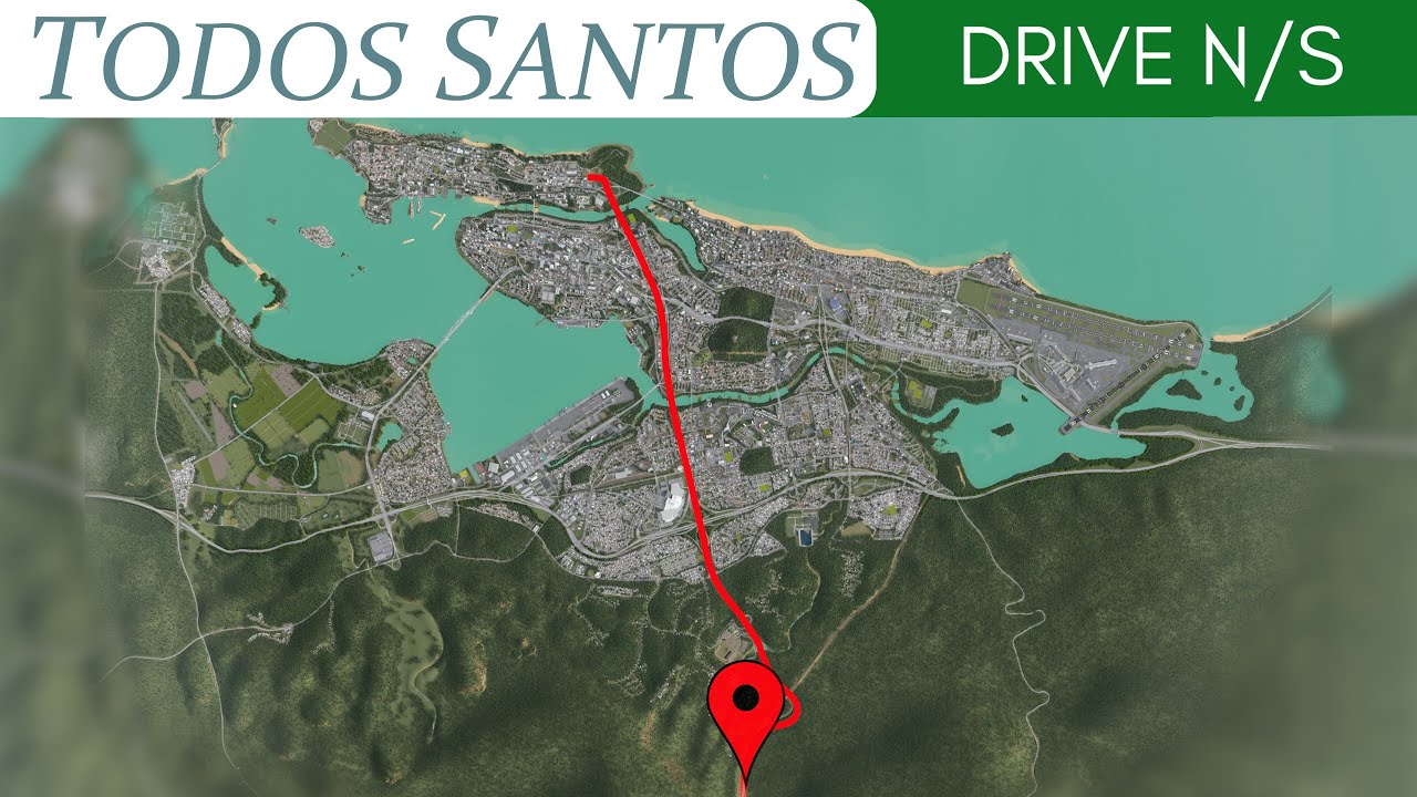 A Mildly Chaotic First Person Drive on the Main Urban Freeway in Todos ...