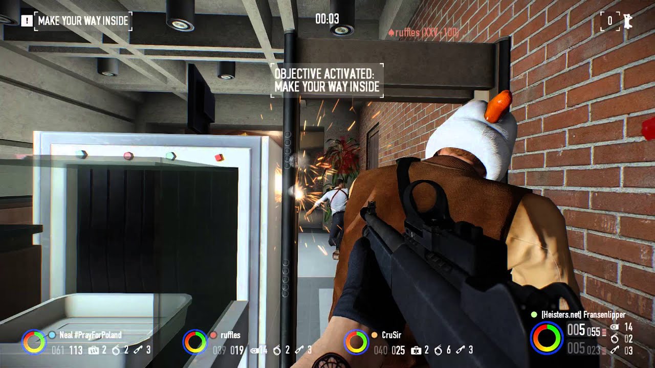 Payday 2 - Hoxton Breakout [Death Wish] (M1014/Judge/Rogue/Suit) - YouTube