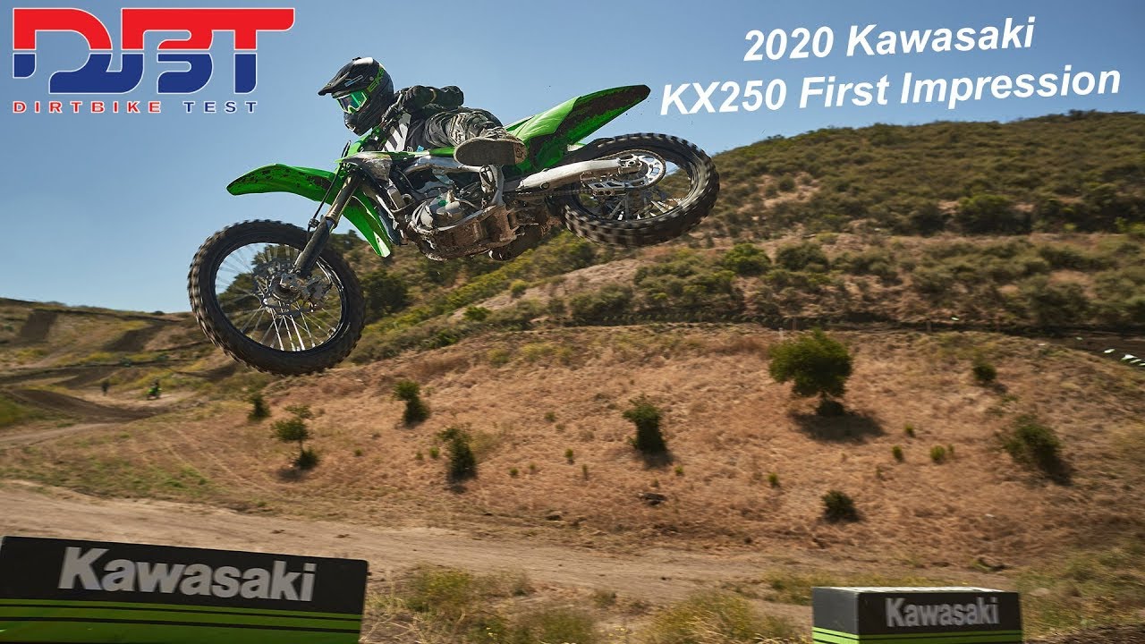 2020 Kawasaki KX250 First Ride Impression - YouTube