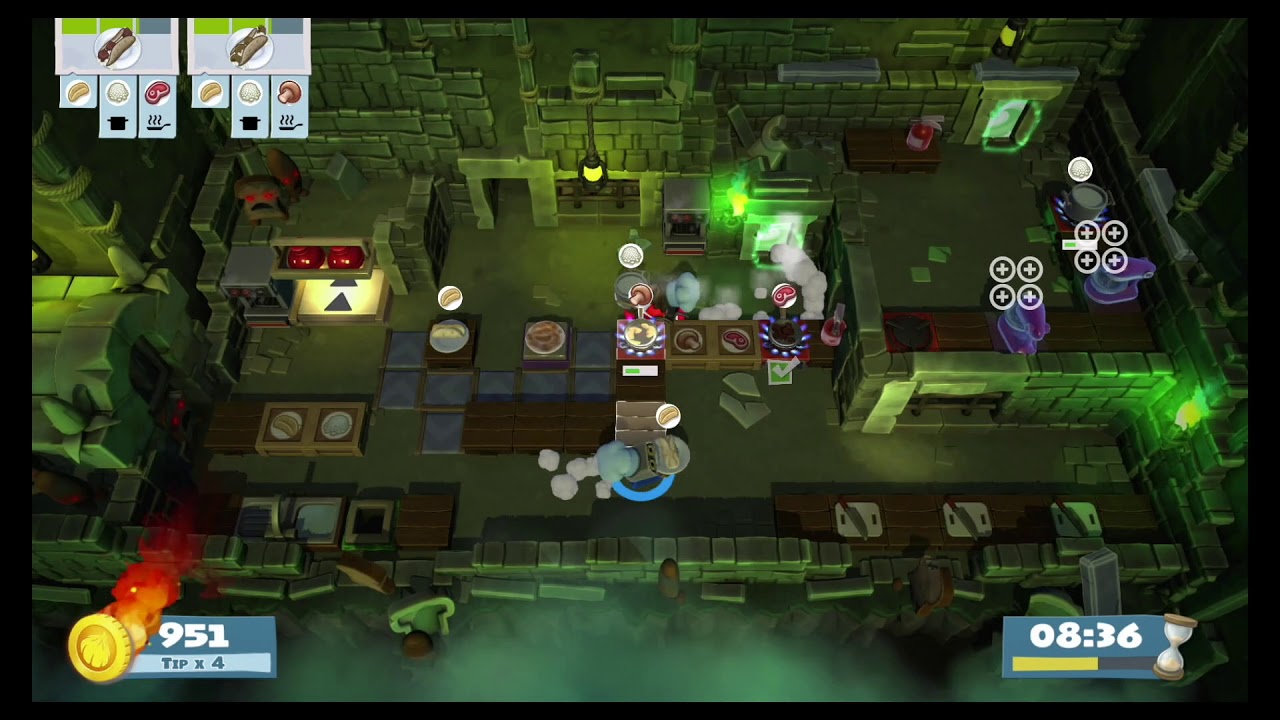 Overcooked 2 FINAL LEVEL [Nintendo Switch] - World 6 Level 6 - 3 stars ...