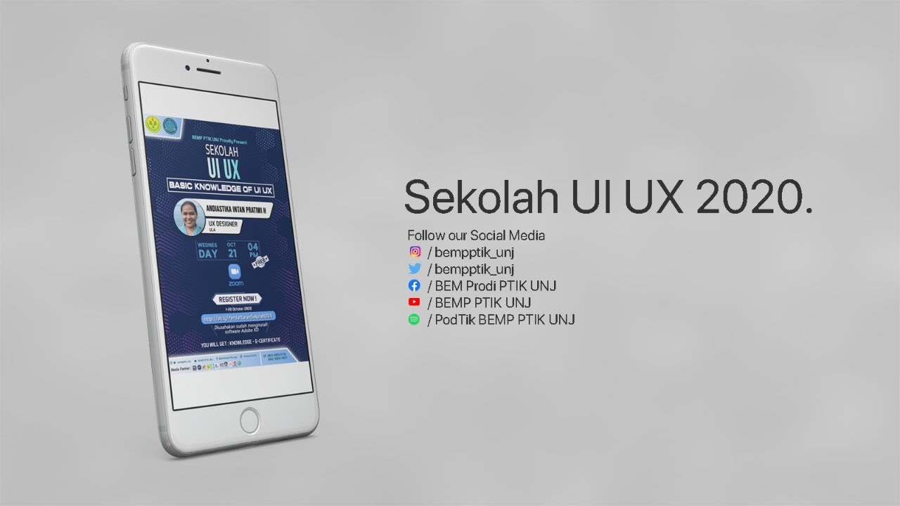 Sekolah UI UX 2020 | BEMP PTIK UNJ 2020 - YouTube