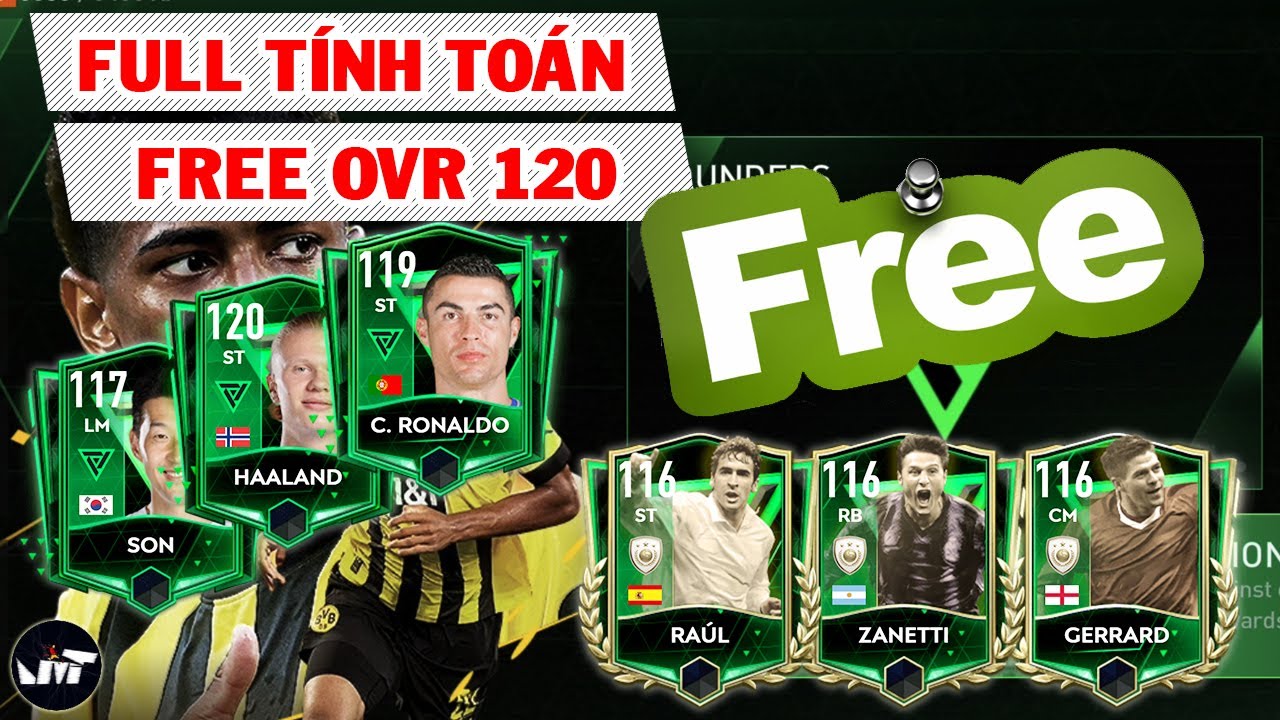 FULL TÍNH TOÁN SỰ KIỆN FOUNDERS NHẬN FREE CẦU THỦ OVR 120 | FIFA MOBILE ...