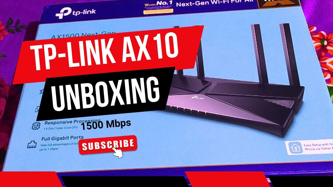 Tp-Link Archar AX10 1500 Mbps Wi-Fi 6 Router Unboxing (Dual Band ...