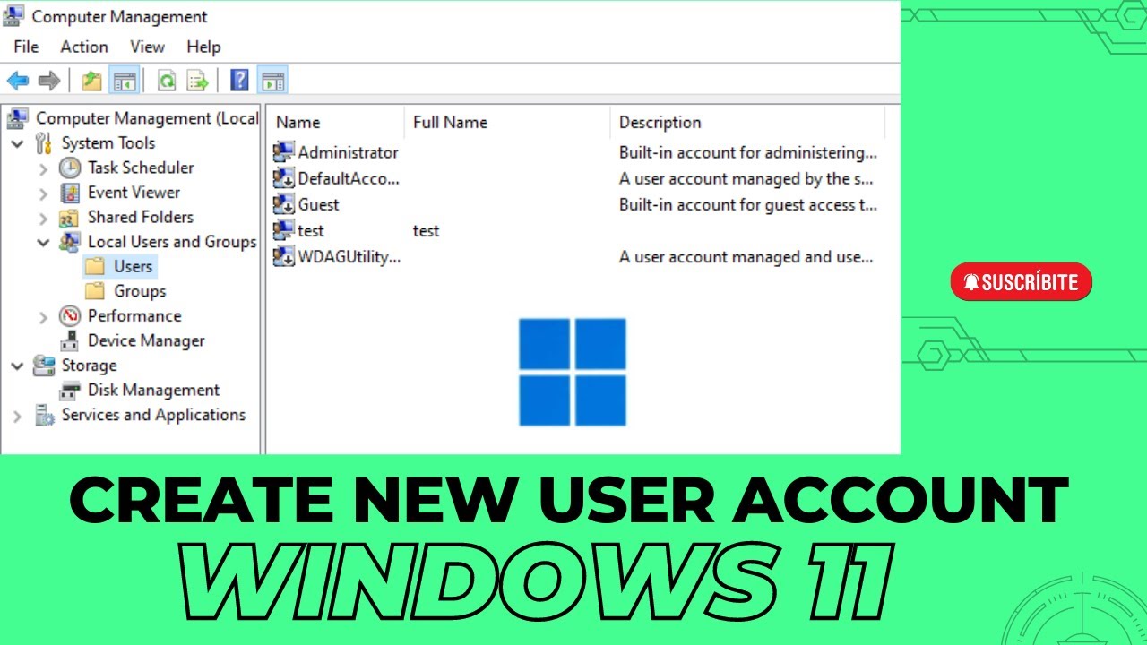 Cara Membuat User Account Baru Di Windows 11 - YouTube