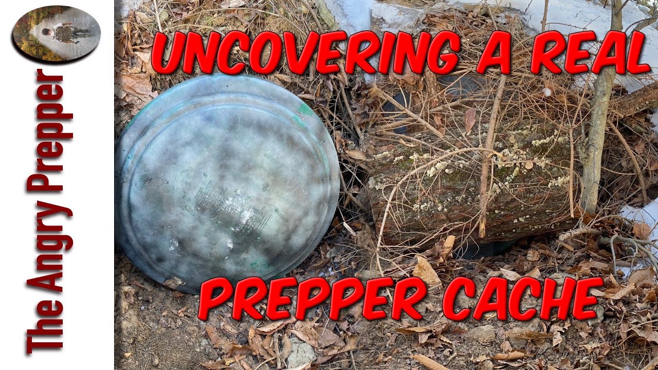 Uncovering A Real Prepper Cache - YouTube
