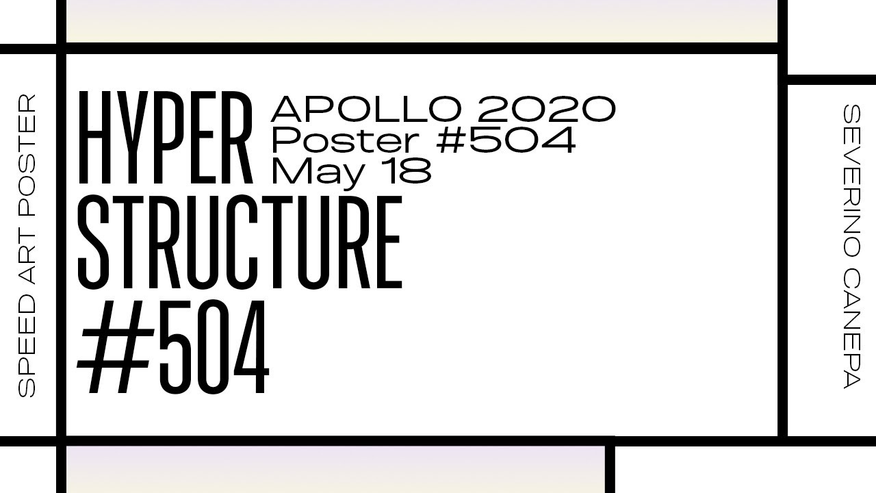 Speed Art Poster Tutorial #504 Hyper Structure #9 - YouTube