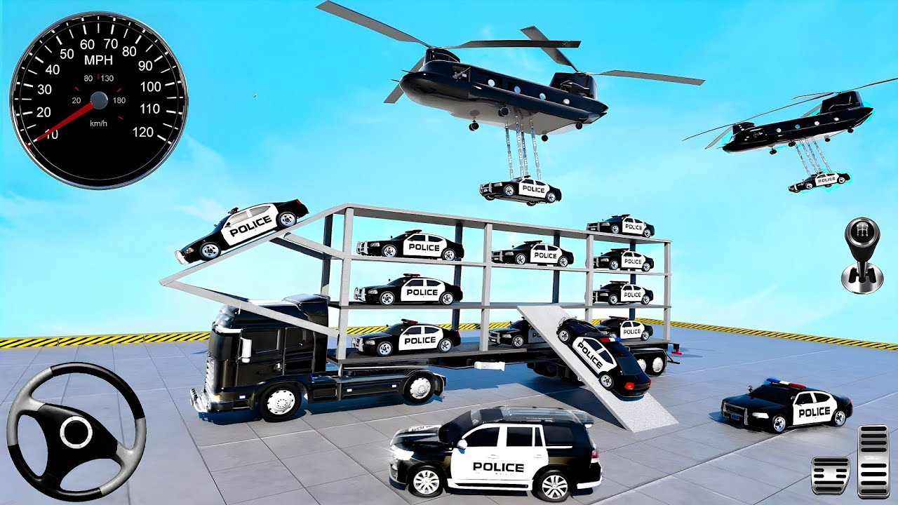 Police Truck Driving Game 3D Android Gameplay 2024 - YouTube