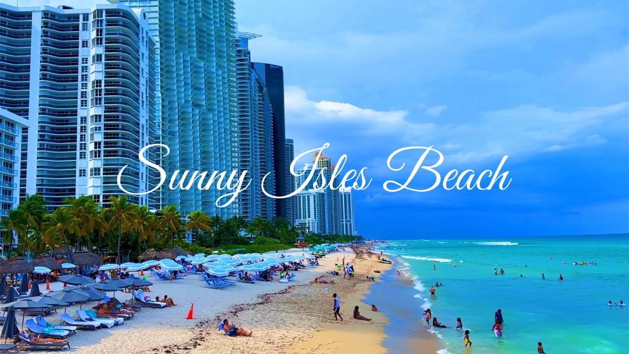 Going for a Swim in Sunny Isles Beach, Florida 🇺🇸 - YouTube