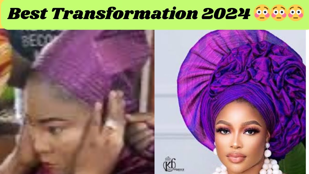 How to tie a Damask Gele - YouTube
