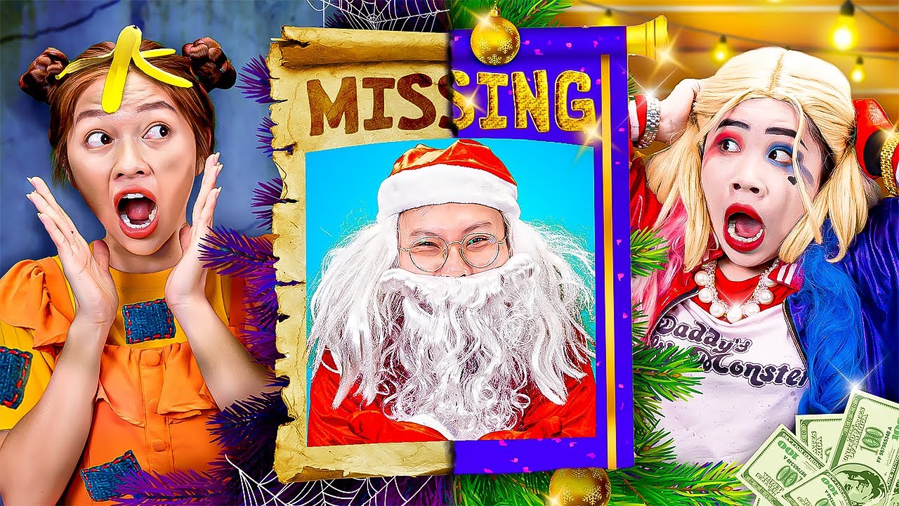 Poor Kid Vs Rich Kid Are Missing Santa Claus - YouTube