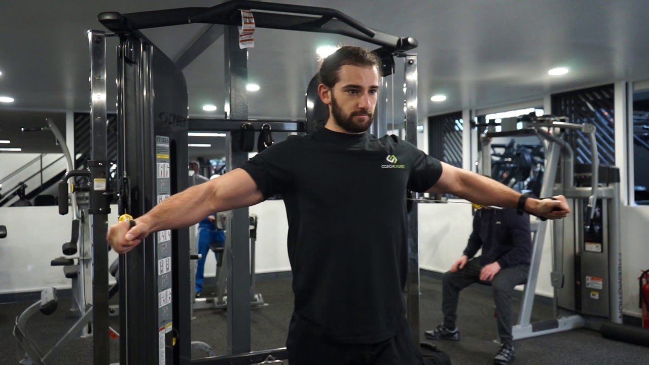 Cable Clavicular Pec Fly - YouTube