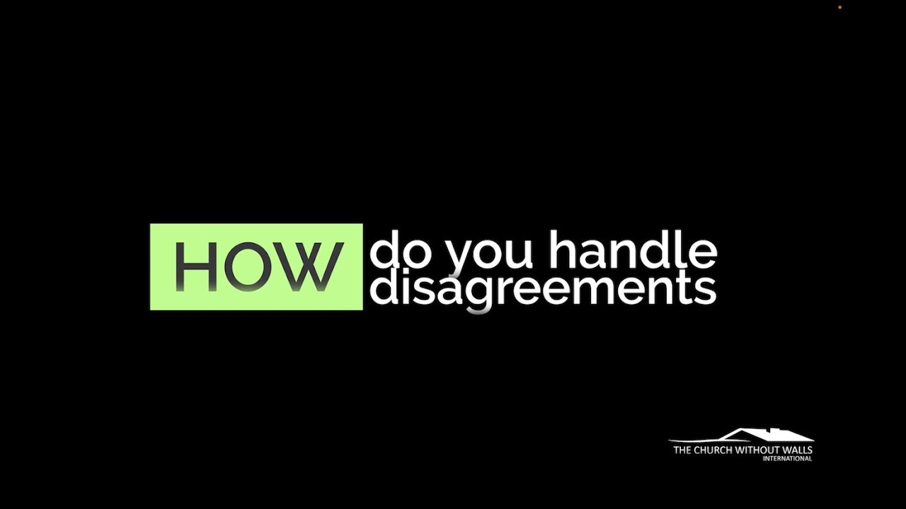 House Church 101:How do you Handle Disagreements - YouTube