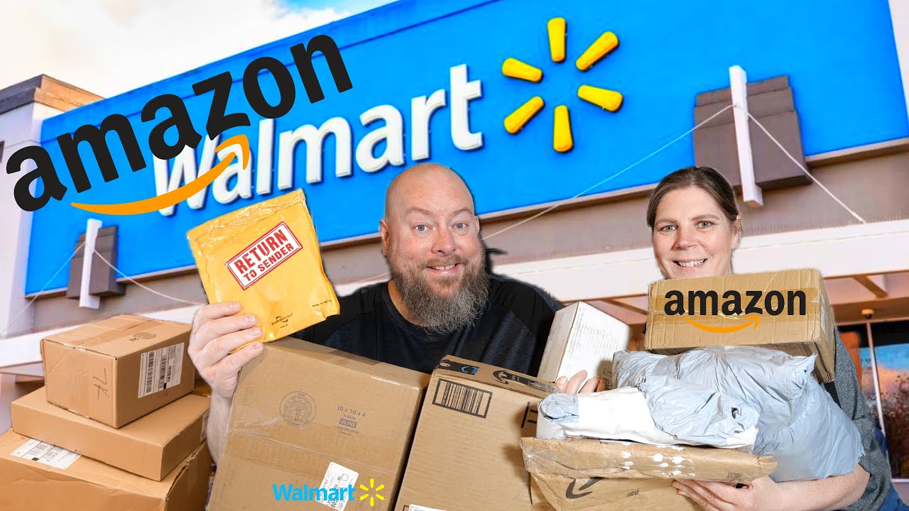 Walmart & Amazon BLIND Return Packages - YouTube