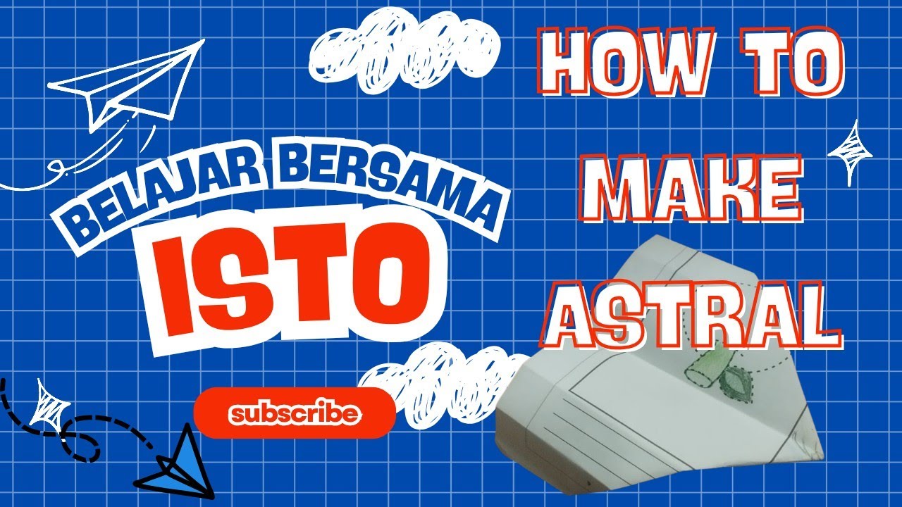 HOW TO MAKE ASTRAL (FOLDABLE FLIGHT) - YouTube