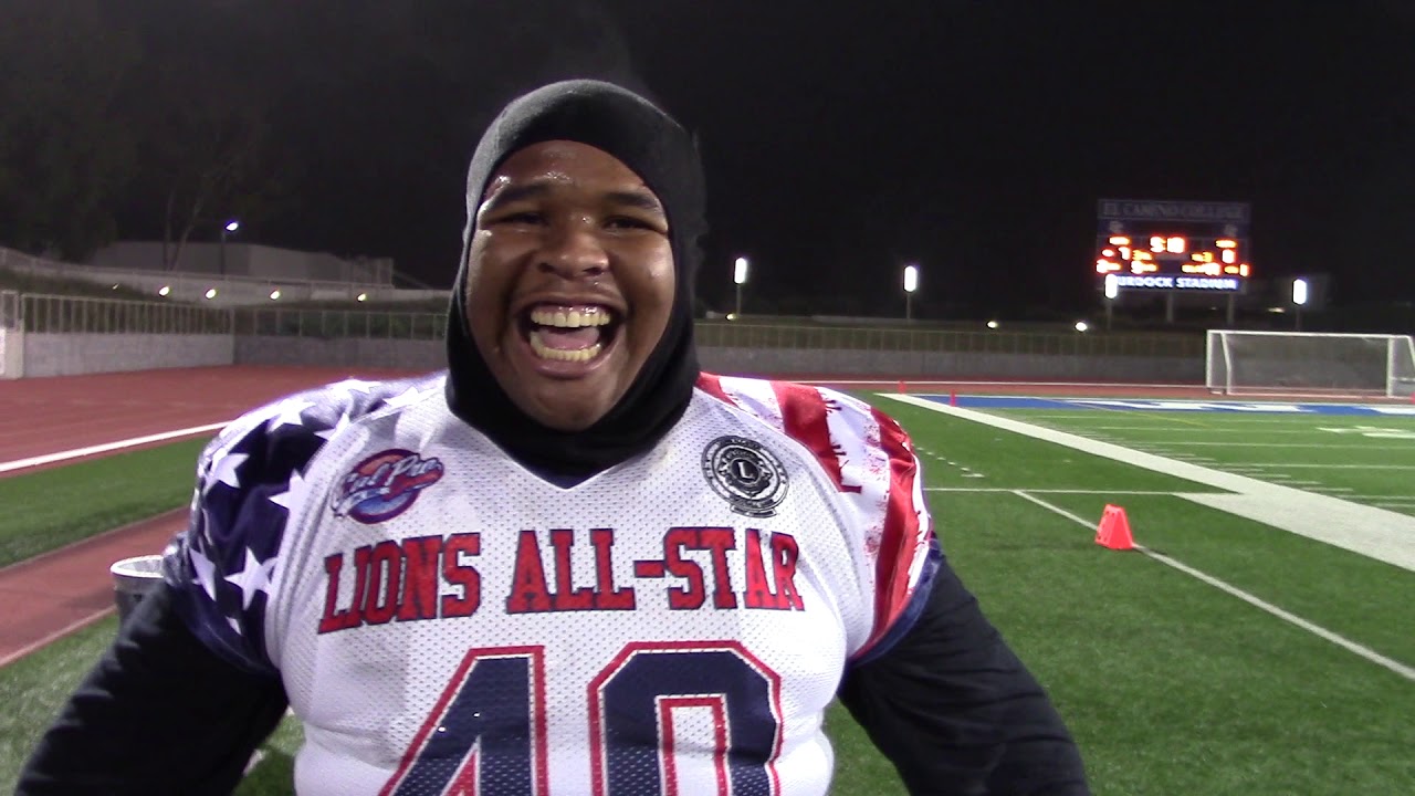 Lions All-Star Game Interview with 2020 Colorado DT Signee Jordan Berry ...