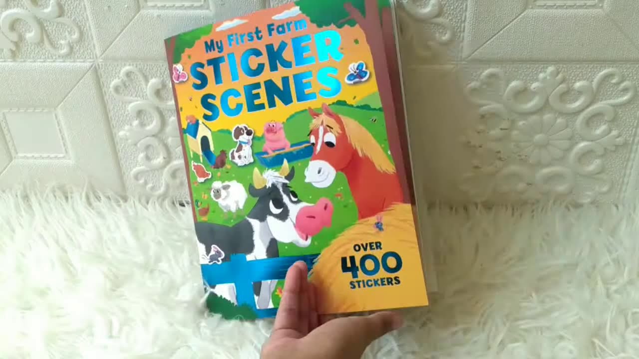 My First FARM Sticker Scenes Book with over 400 stickers - YouTube