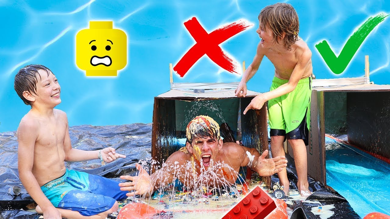 DO NOT Slip n Slide Through The WRONG MYSTERY BOX - LEGOS = PAiNFUL ...