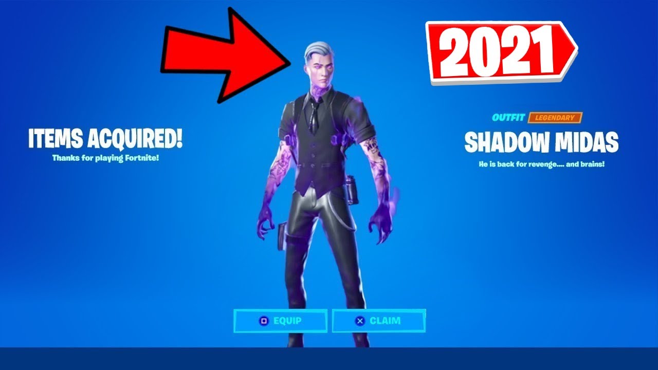 How to Get SHADOW MIDAS SKIN in Fortnite Chapter 2 Season 8! - YouTube