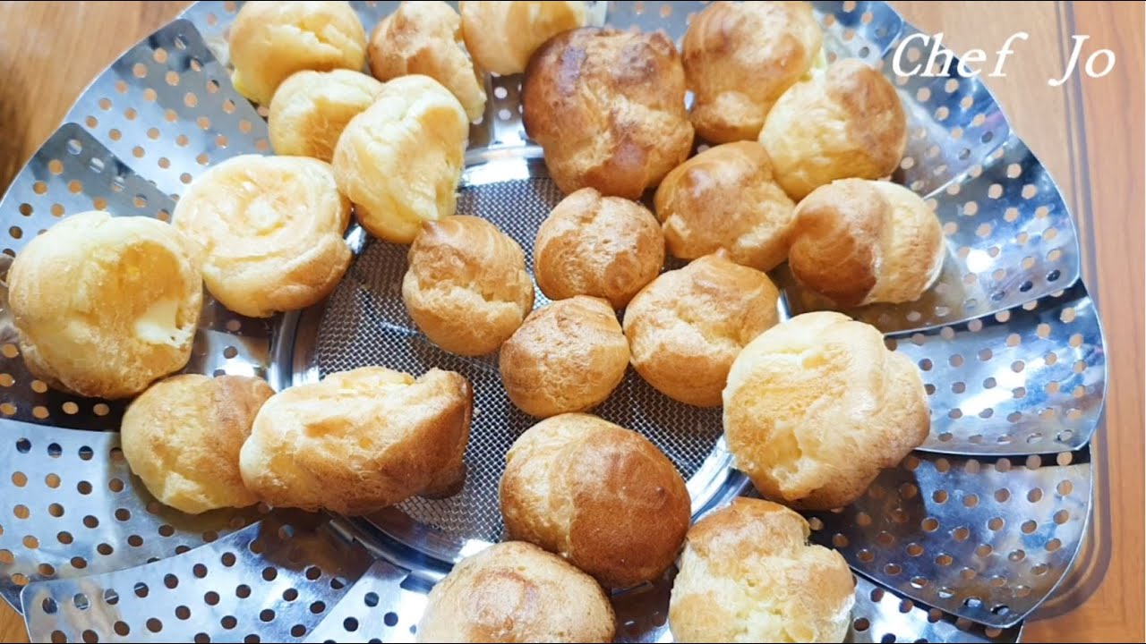 집에서 쉽게 베이비슈 만들기(How to make Baby choux) - YouTube