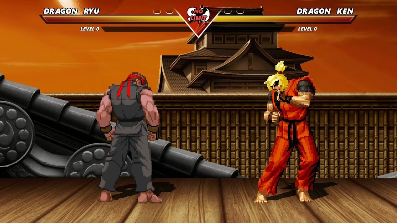 DRAGON RYU vs DRAGON KEN - Highest Level Amazing Fight! - YouTube