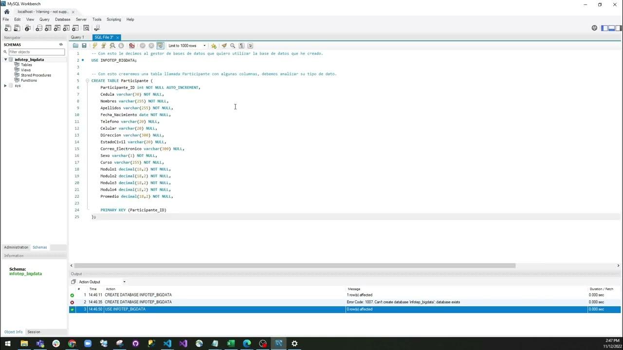 Crear Base de Datos - MariaDb - YouTube