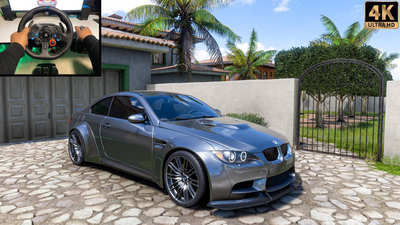 BMW M3 E92 Drift | Forza Horizon 5 | Logitech g29 gameplay 4K - YouTube