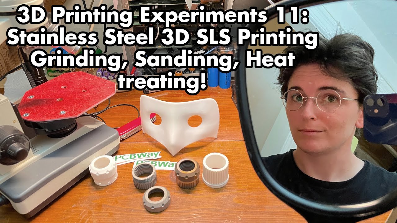 3D Printing Experiments 11: PCBway SLS Stainless Steel and Resin ...