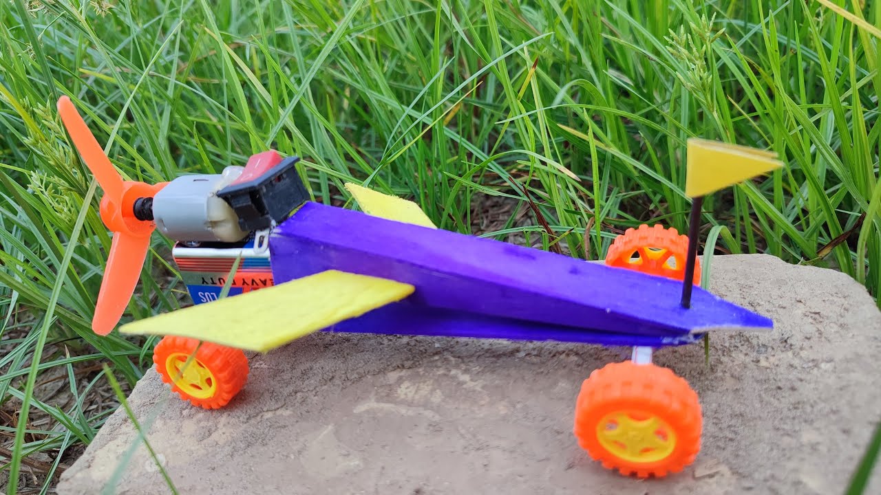 How to make propeller car toy very easy at home||Diy Amazing mini RC ...