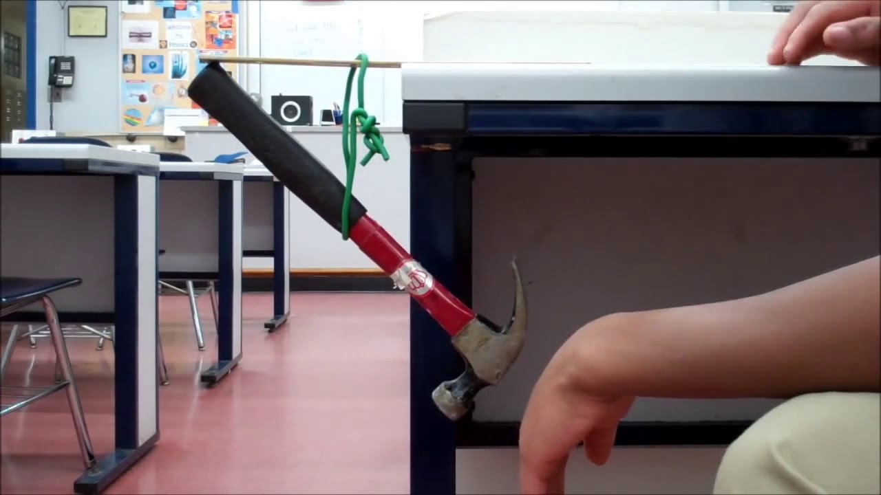 Center Of Mass for a Hammer - YouTube