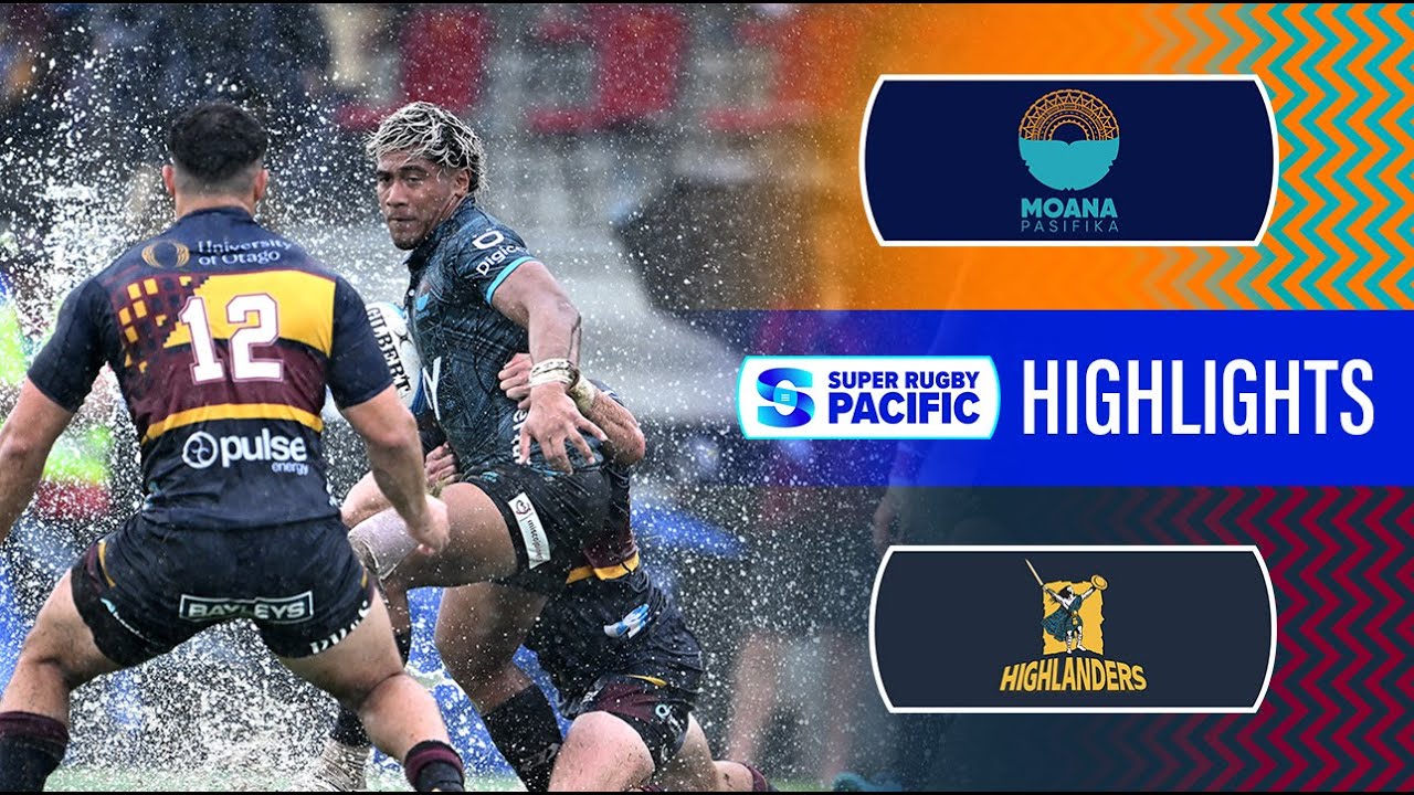 HIGHLIGHTS | MOANA PASIFIKA v HIGHLANDERS | Super Rugby Pacific 2024 ...