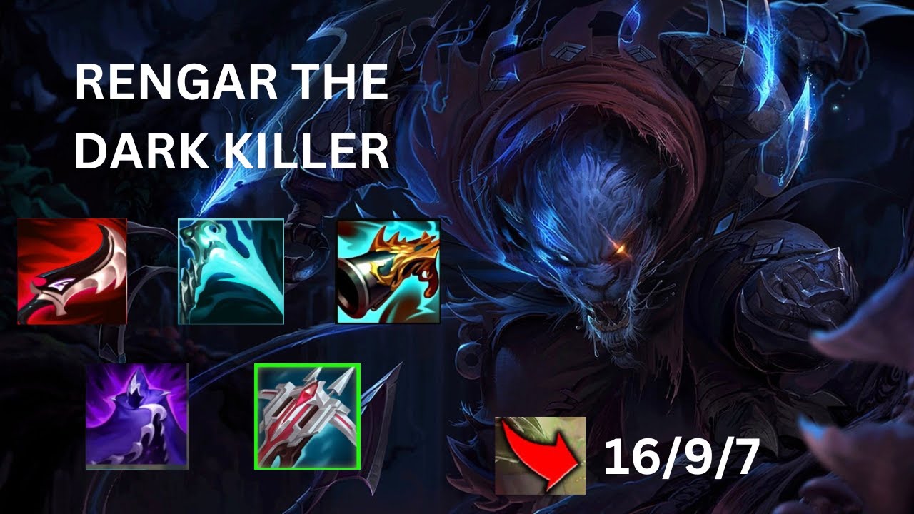 RENGAR THE DARK KILLER | GAME PLAYS 2023 | league of legends - YouTube